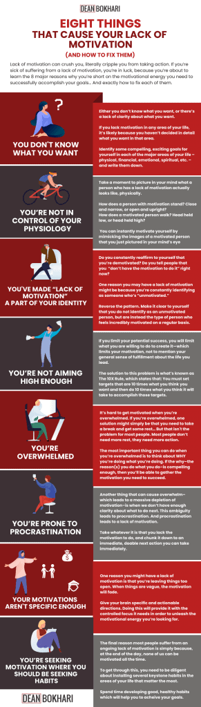 8 Things That Cause Your Lack of Motivation (And How to Fix Them)