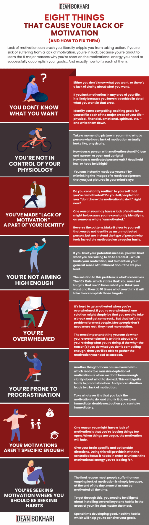 8 Things That Cause Your Lack of Motivation (And How to Fix Them)