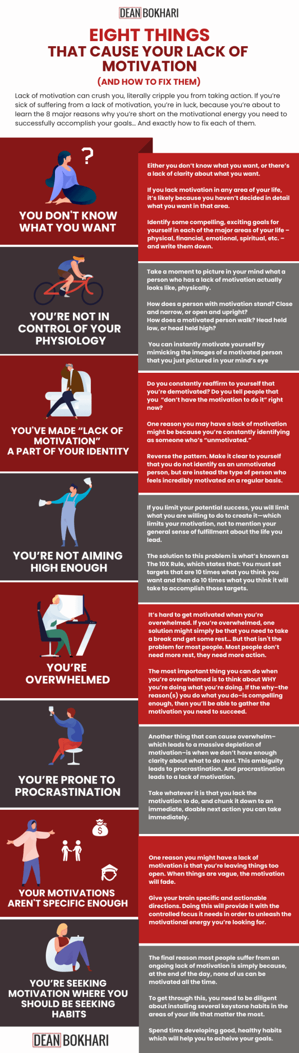 8 Things That Cause Your Lack of Motivation (And How to Fix Them)