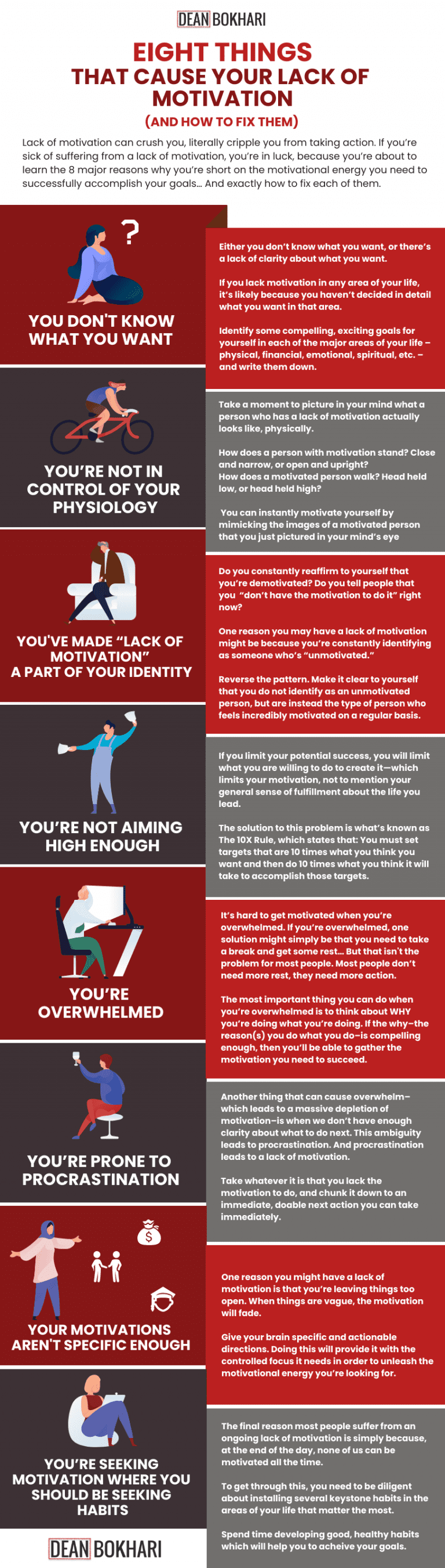 8 Things That Cause Your Lack of Motivation (And How to Fix Them)