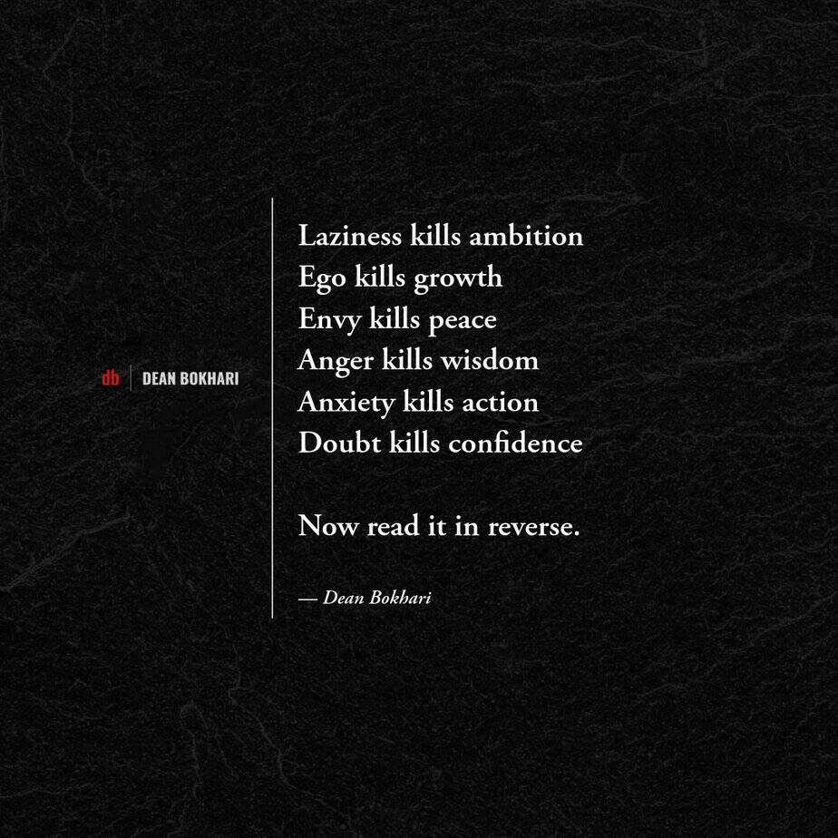 Reversible life advice | Dean Bokhari